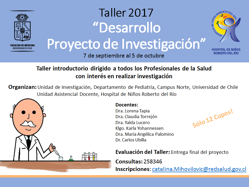 Taller 2017 Desarrollo proyecto de Investigación